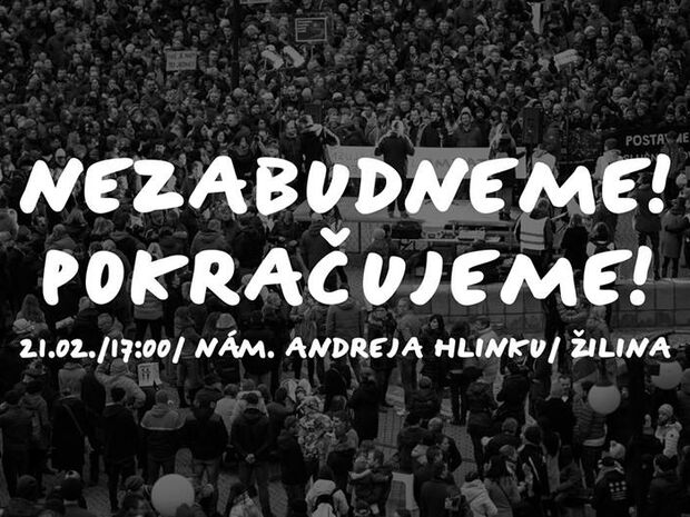 Nezabudneme! Pokračujeme! 1. výročie vraždy Jána a Martiny | Žilinský ... Nezabudneme! Pokračujeme! 1. výročie vraždy Jána a Martiny | Žilinský ...